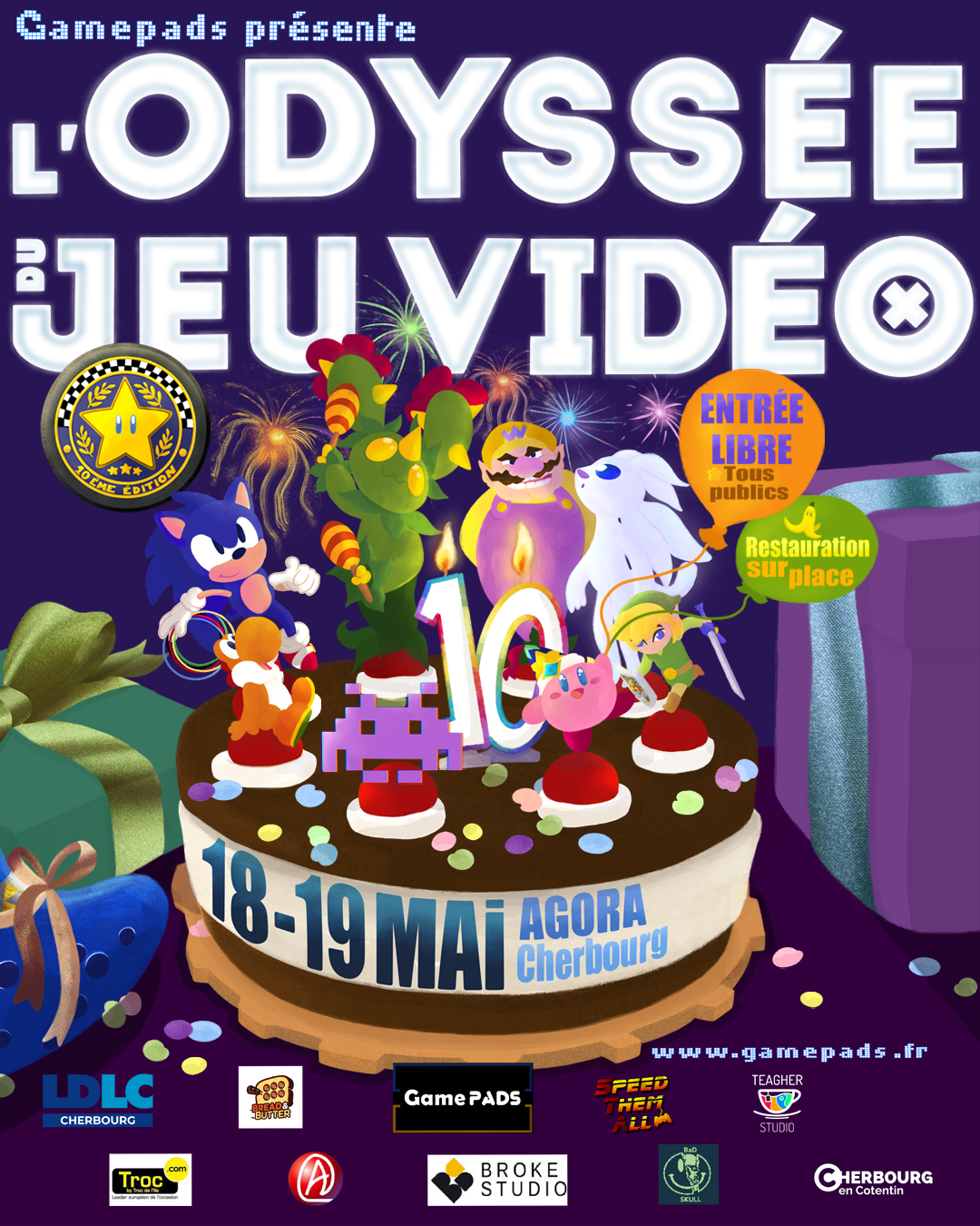 L’Odyssée Du Jeu Vidéo 2024 – Gamepads